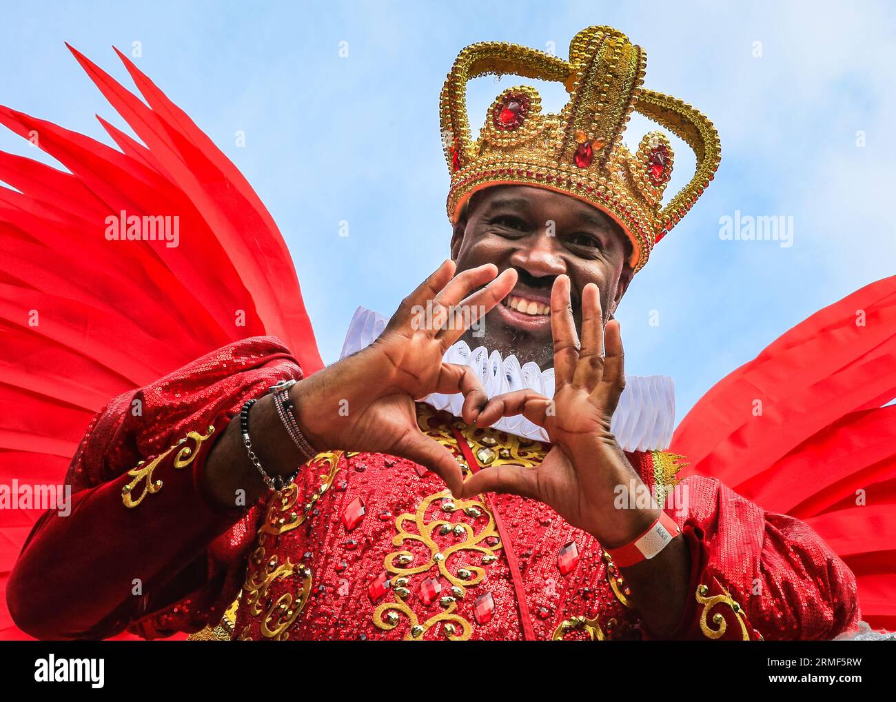 London, UK. 28th Aug, 2023. The "King of Carnival" with Paraiso. The ...