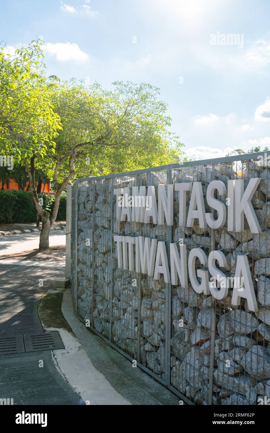 Kuala Lumpur, Malaysia - July 10, 2023 : Taman Tasik Titiwangsa park ...