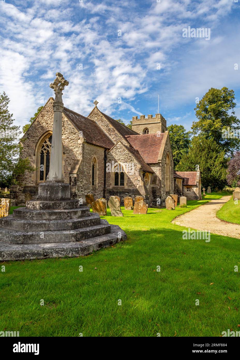 Picturesque Holy Trinity Church in Hatton, Warwickshire, England Stock ...
