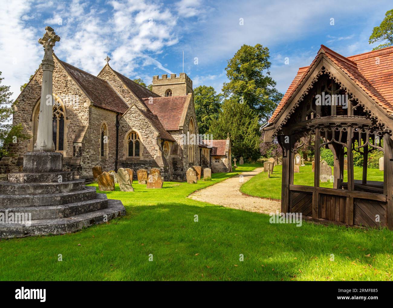 Picturesque Holy Trinity Church in Hatton, Warwickshire, England Stock ...