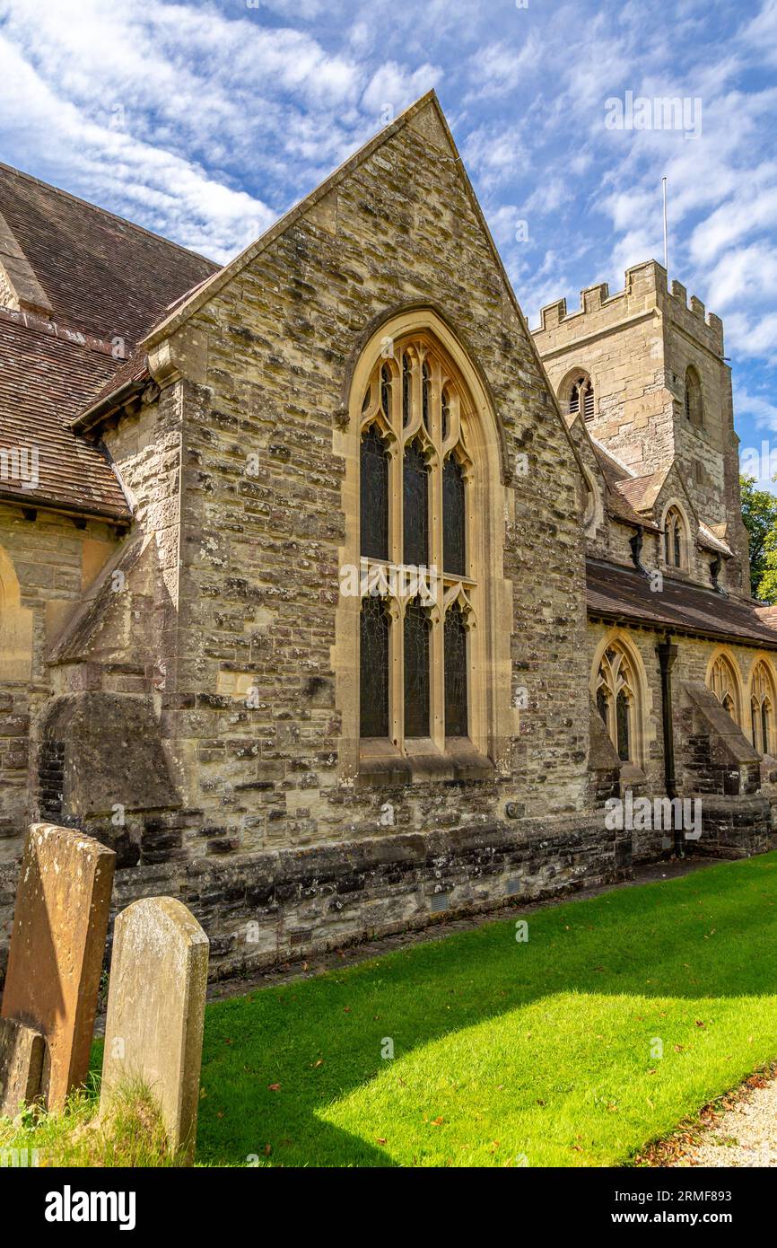 Picturesque Holy Trinity Church in Hatton, Warwickshire, England Stock ...