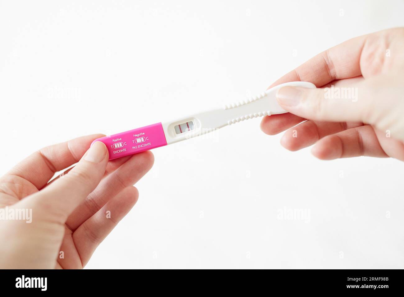 Positive Pregnancy Test Strip