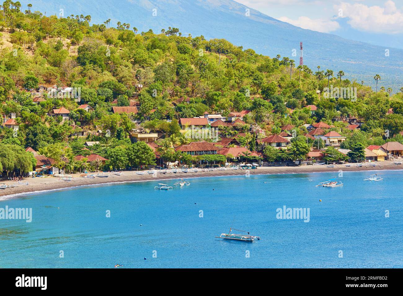 Balinese village hi-res stock photography and images - Alamy