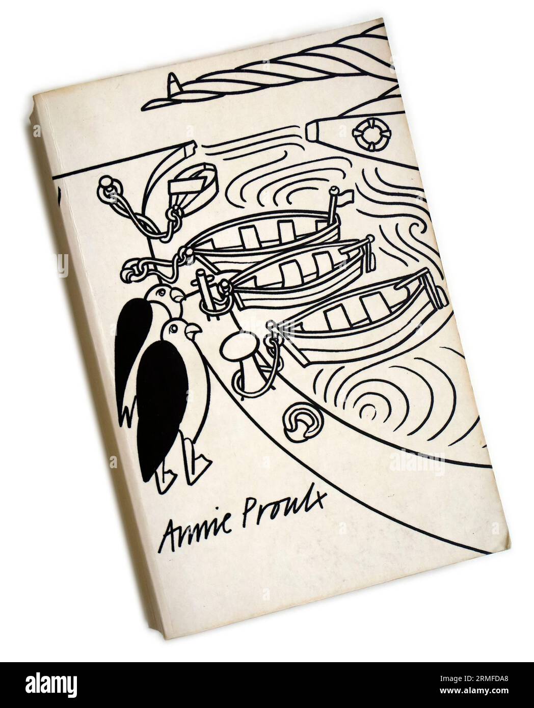 The Shipping News by Annie Proulx. Book cover on white background. Won ...