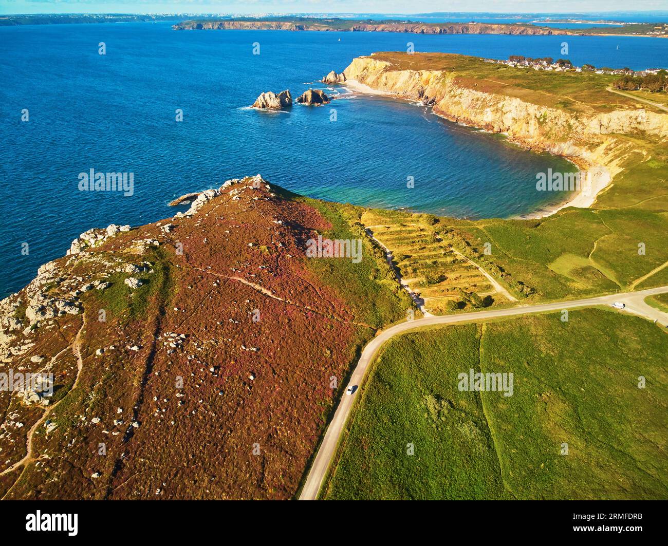 Crozon peninsula brittany aerial hi-res stock photography and images ...