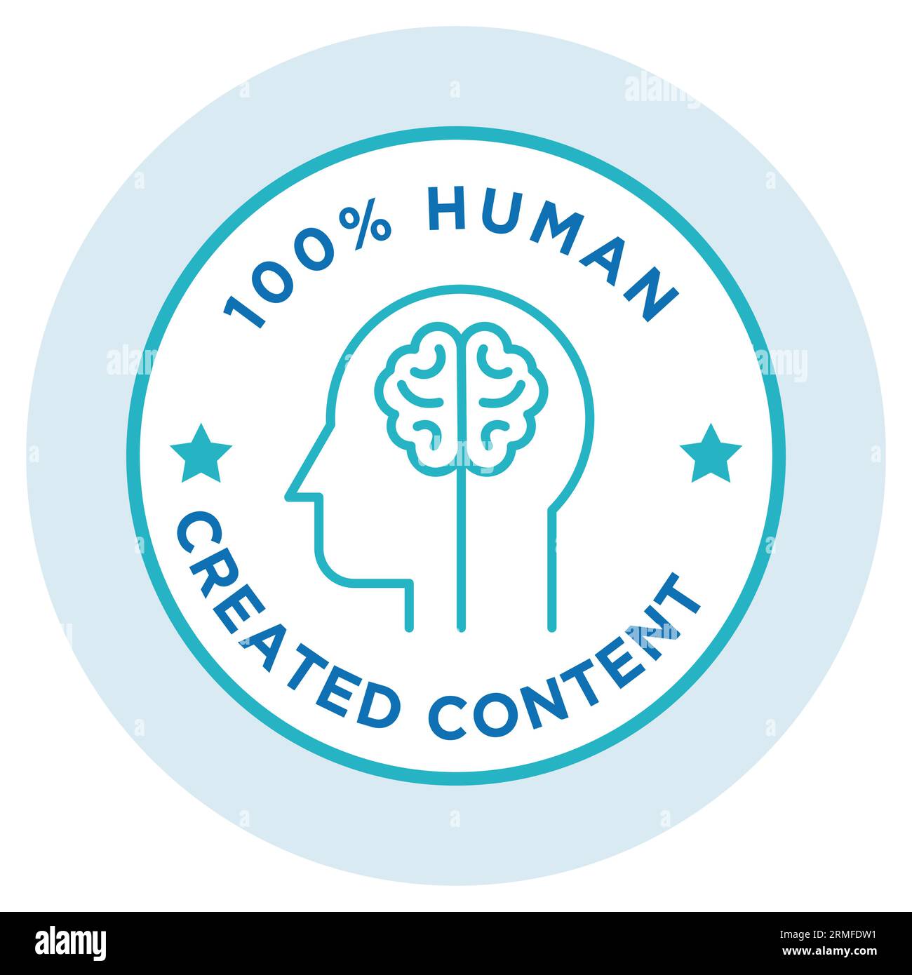 100% Human Design Badge Icon Design Stock Vector Image & Art - Alamy