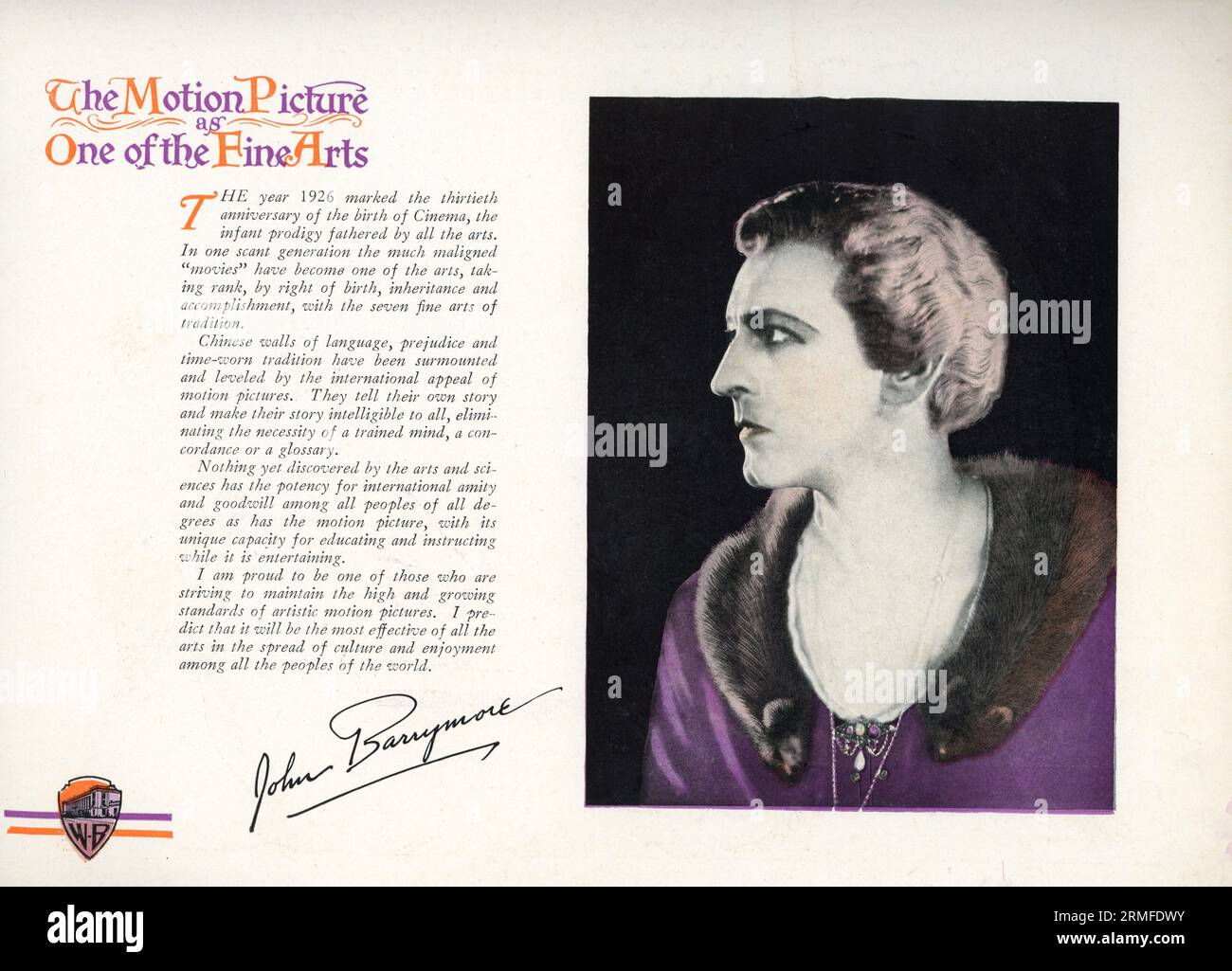 Lord barrymore hi-res stock photography and images - Alamy