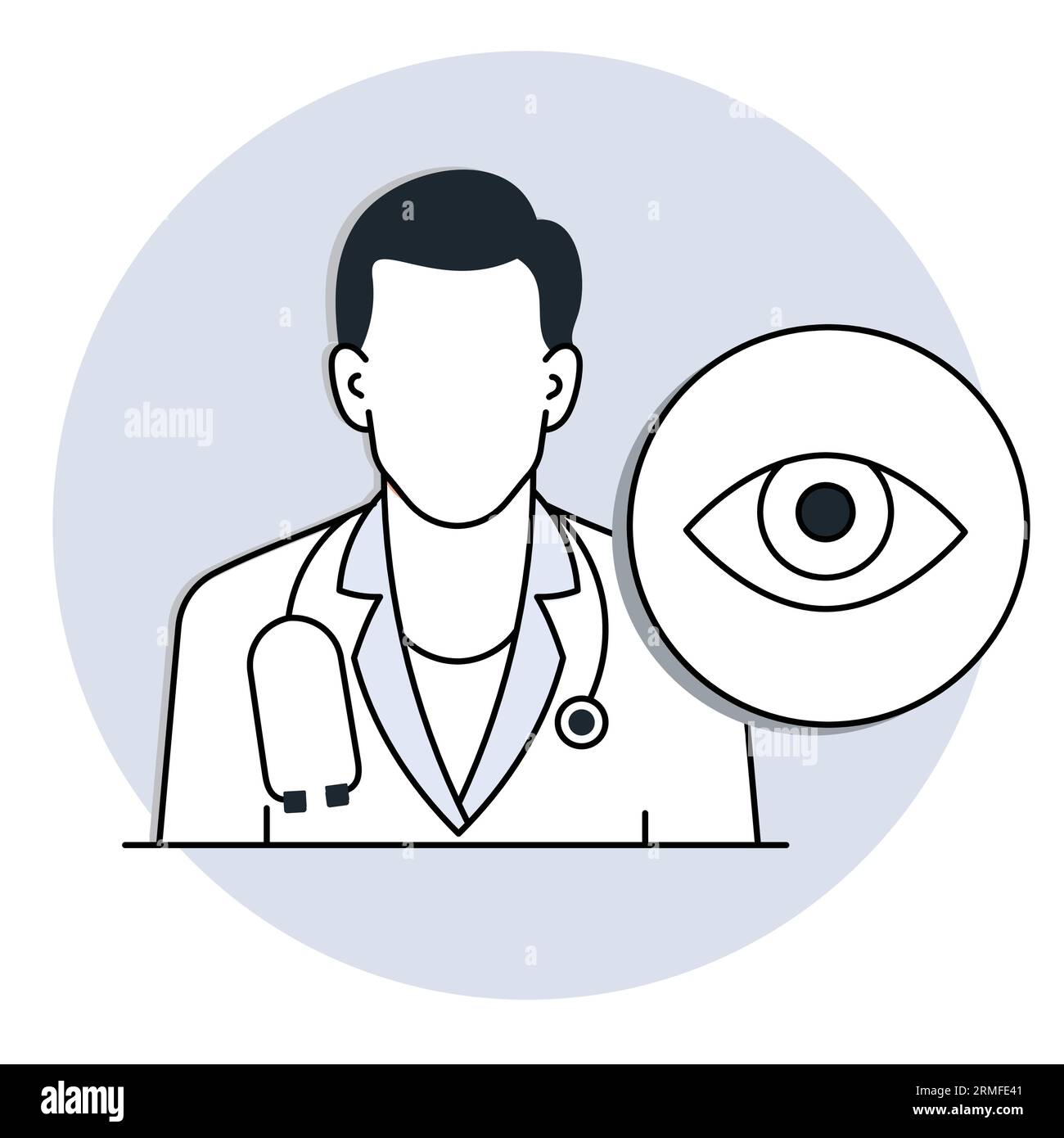 Eye doctor icon, Optometrist icon, Ophthalmologist icon, and Eyecare ...