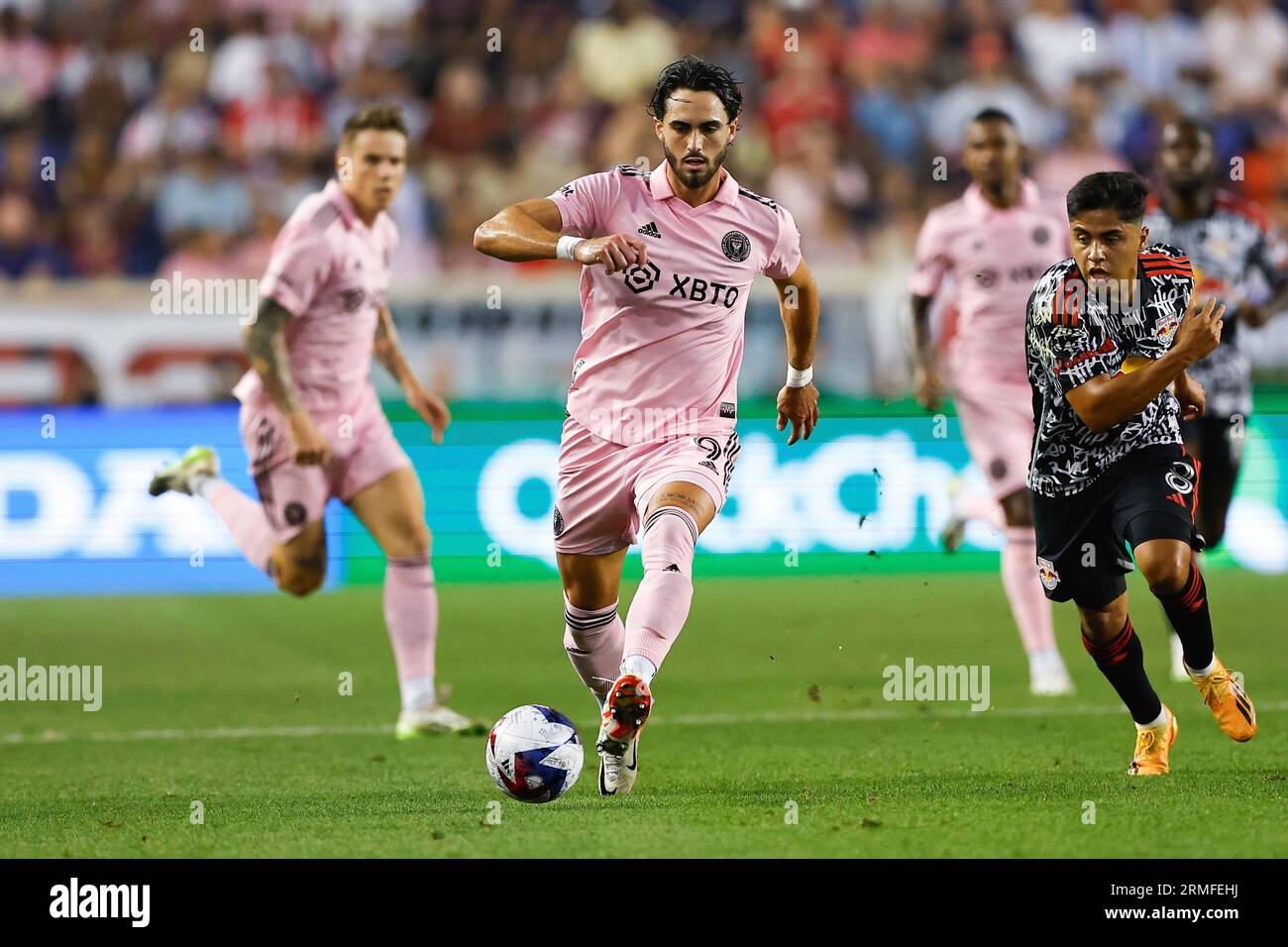 HARRISON, NJ - AUGUST 26: Leonardo Campana #9 of Inter Miami CF during ...