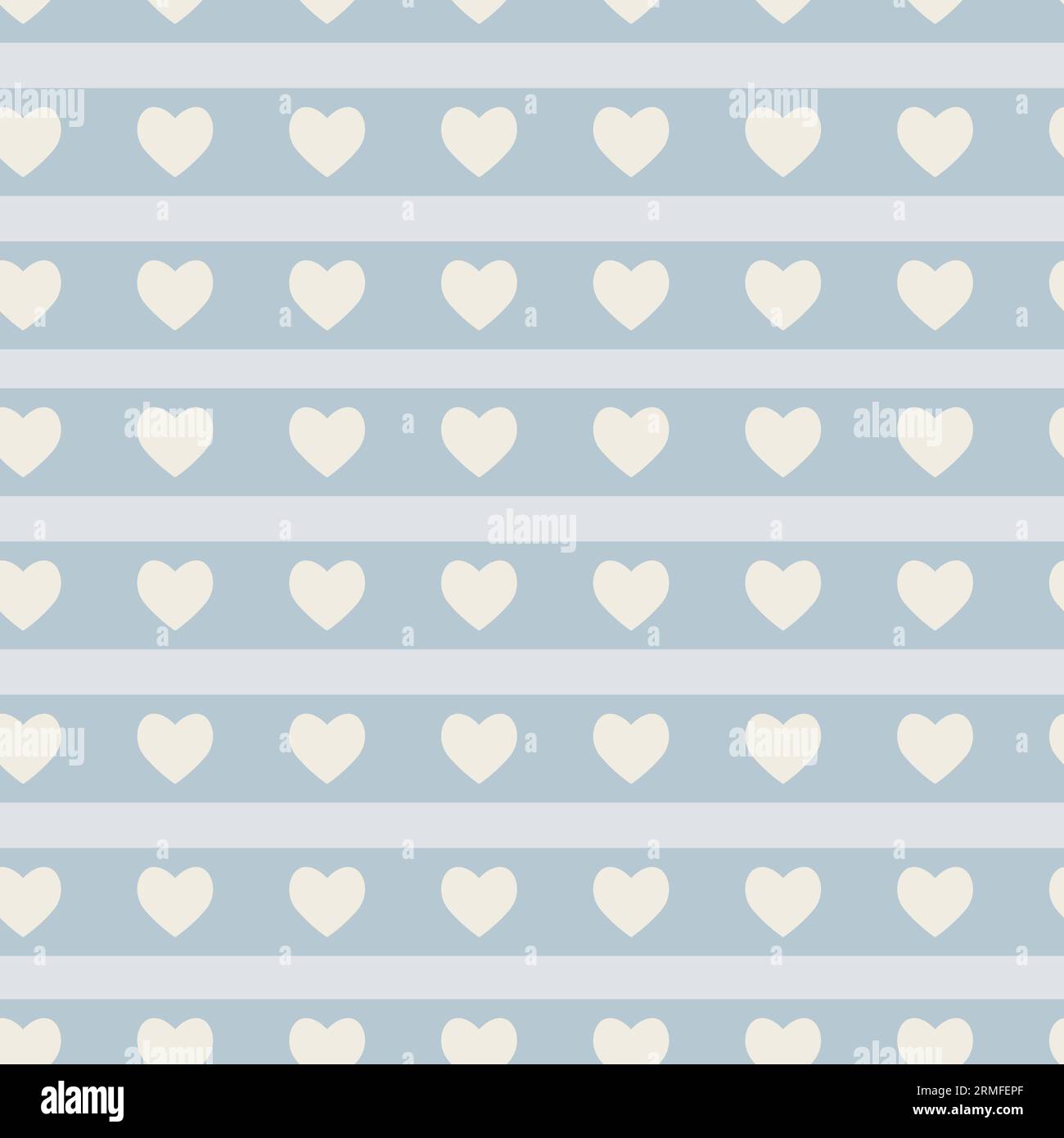 Vector simple hearts seamless pattern. Trendy Scandinavian style ...