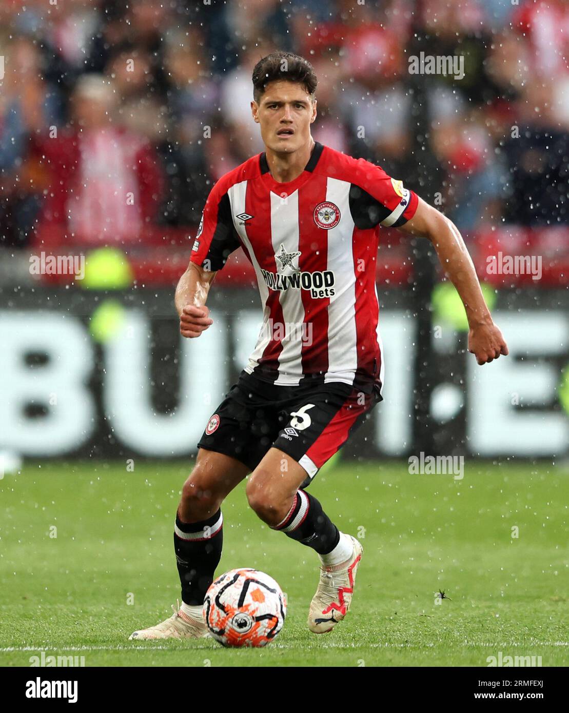 Brentford's Christian Norgaard during the Premier League match at the ...