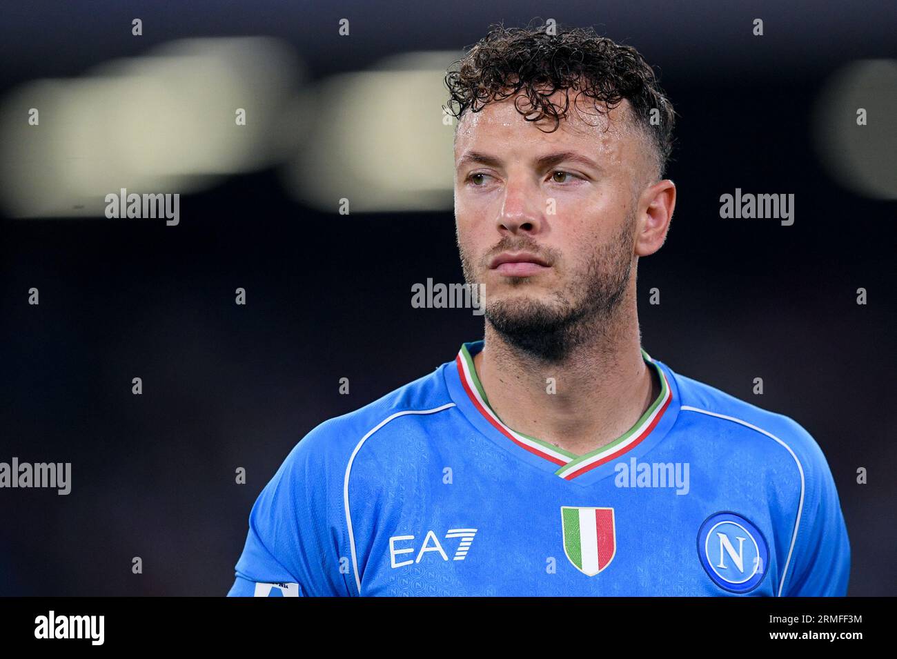 Naples, Italy. 27th Aug, 2023. Amir Rahmani of SSC Napoli looks on ...