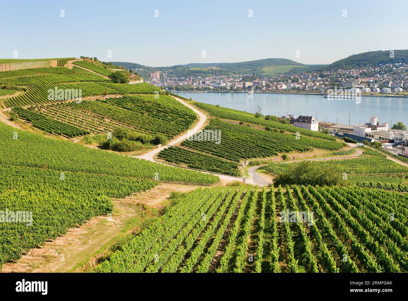 Rudesheim germany river aerial hi-res stock photography and images - Alamy