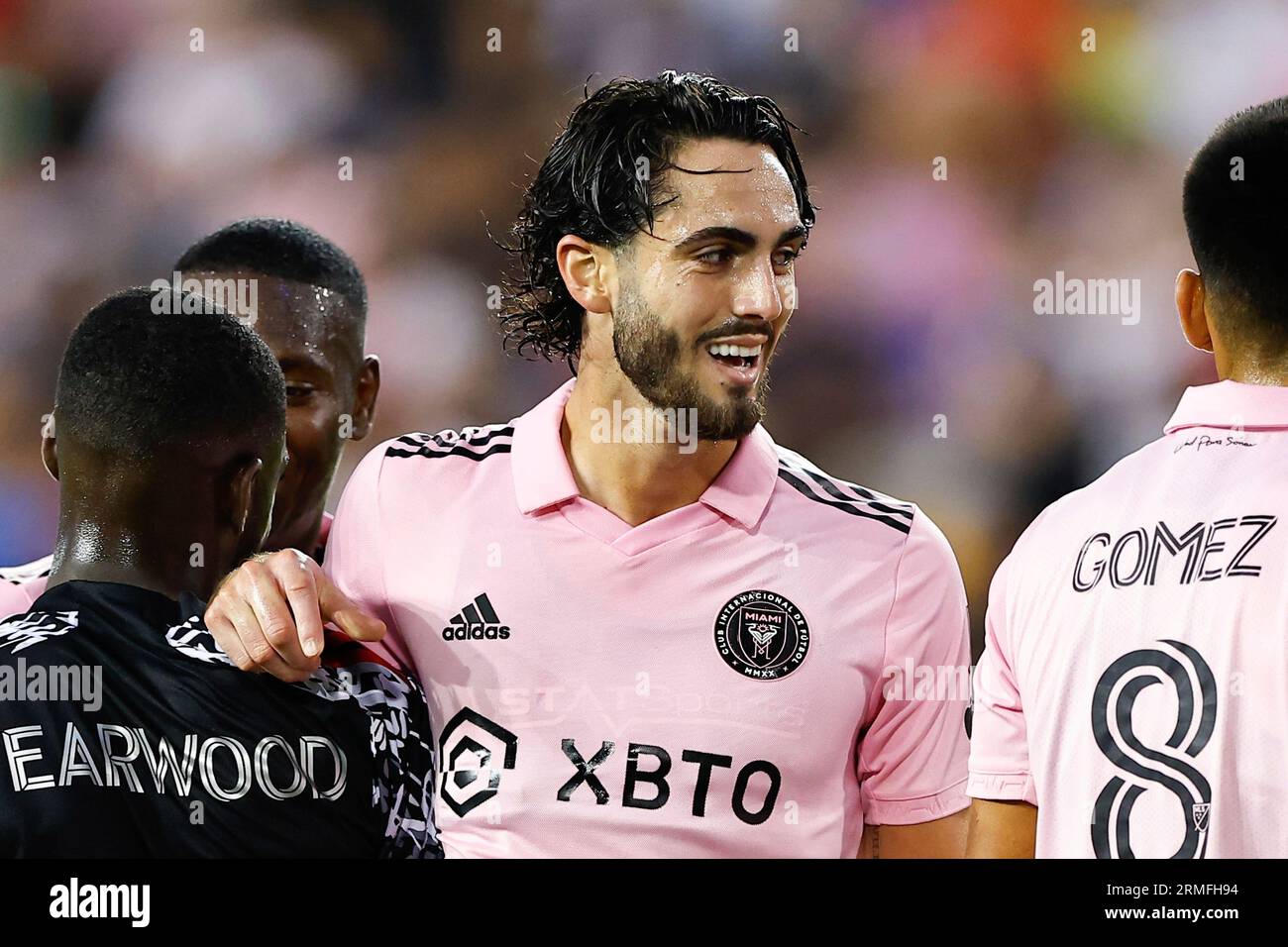HARRISON, NJ - AUGUST 26: Leonardo Campana #9 of Inter Miami CF during ...