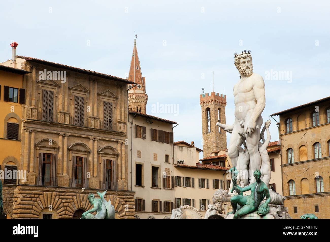 Poseidon Statue in Florence, Italy Stock Photo - Alamy