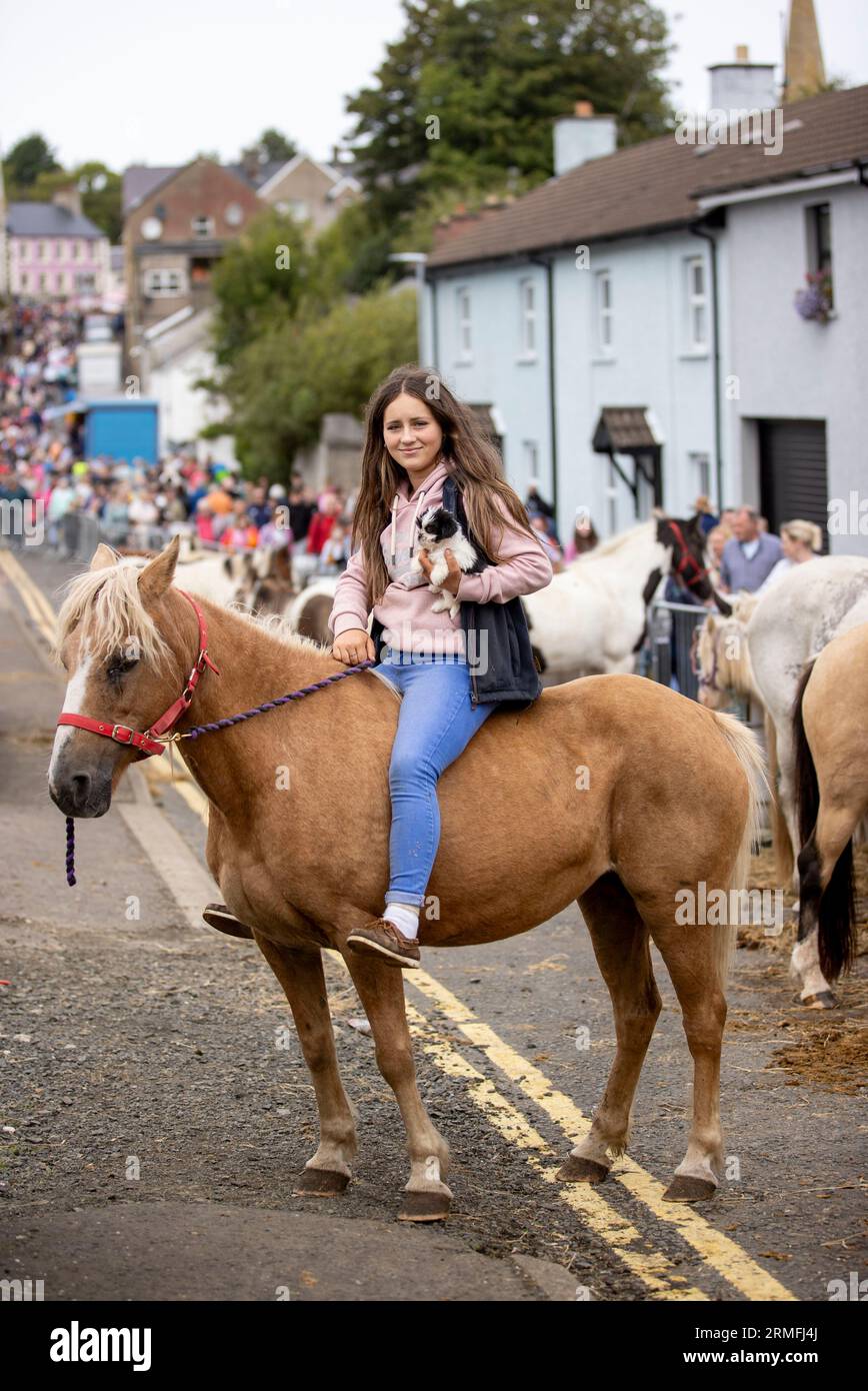 Nicole Carton during the Ould Lammas Fair - Ireland's oldest ...
