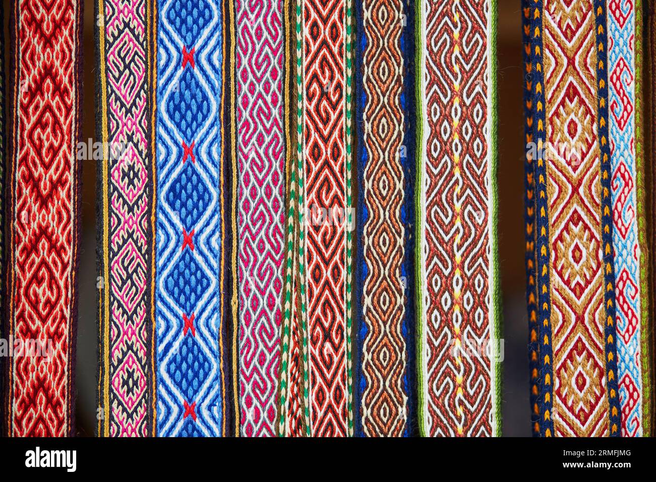 Handmade textile bookmarks sold on Easter fair in Vilnius, Lithuania ...