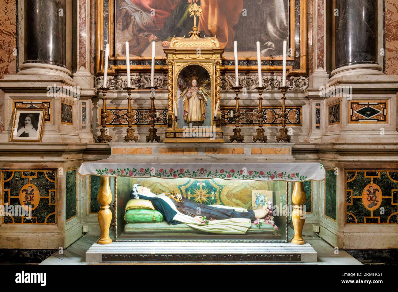 Chapel of St. Teresa of Avila in the church of Santa Maria della Scala ...
