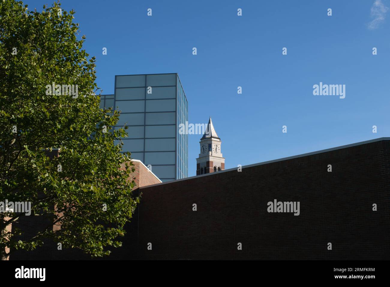 Jan and Don O'Dowd Hall and Elliott Tower on the campus of Oakland ...