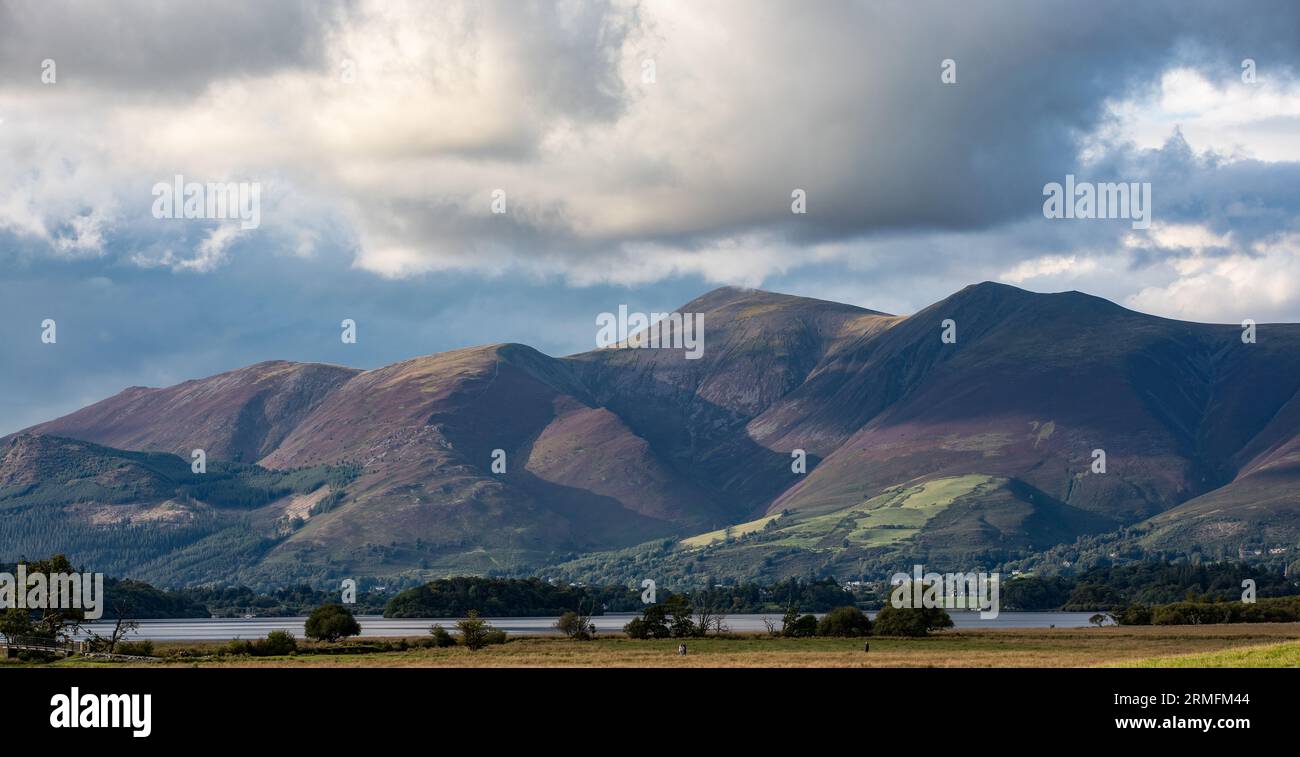 Skiddaw Mountain in the Lake District, UK. 26th August 2023 Stock Photo ...