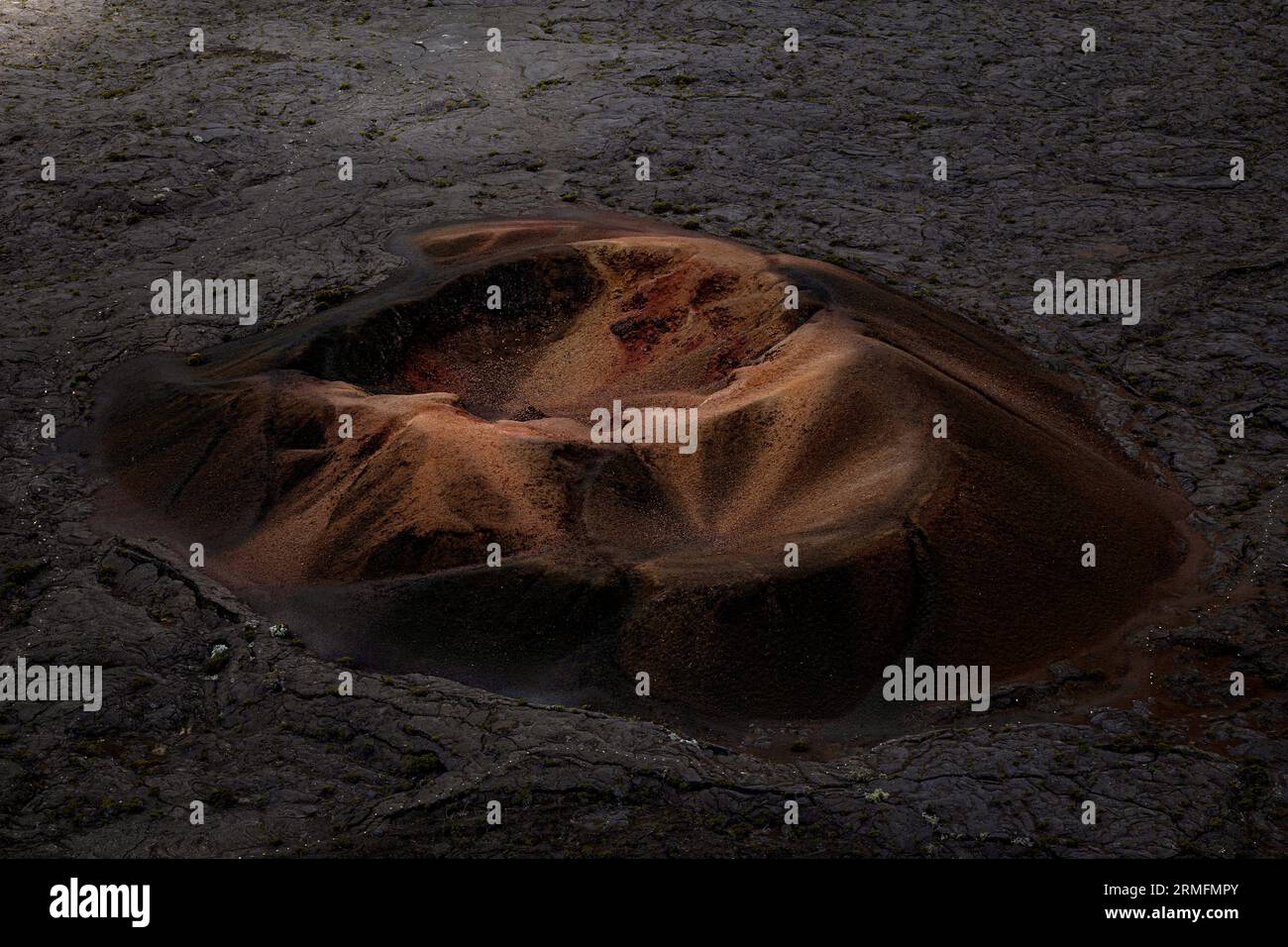 volcano road to Piton de la Fournaise La reunion Island Stock Photo - Alamy