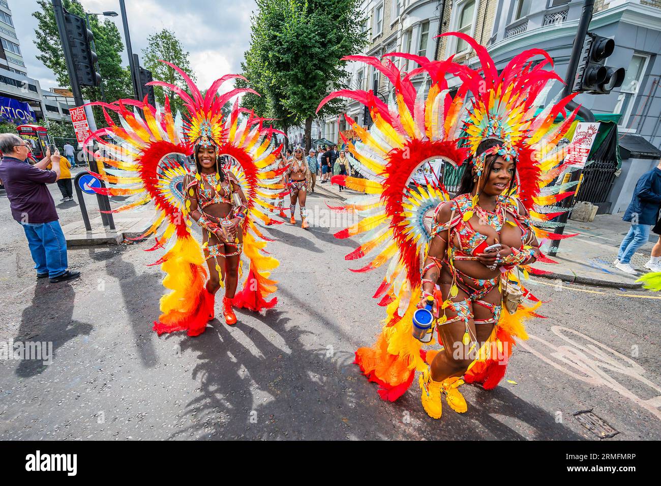 London, UK. 28th Aug, 2023. The Monday of the Notting Hill Carnival ...