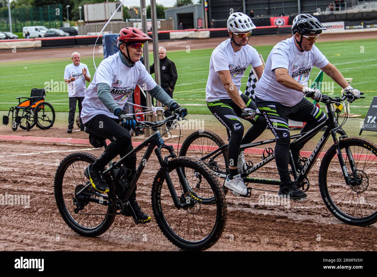 Manchester, UK, 28th August 2023. Former Belle Vue Rider Chris Morton ...