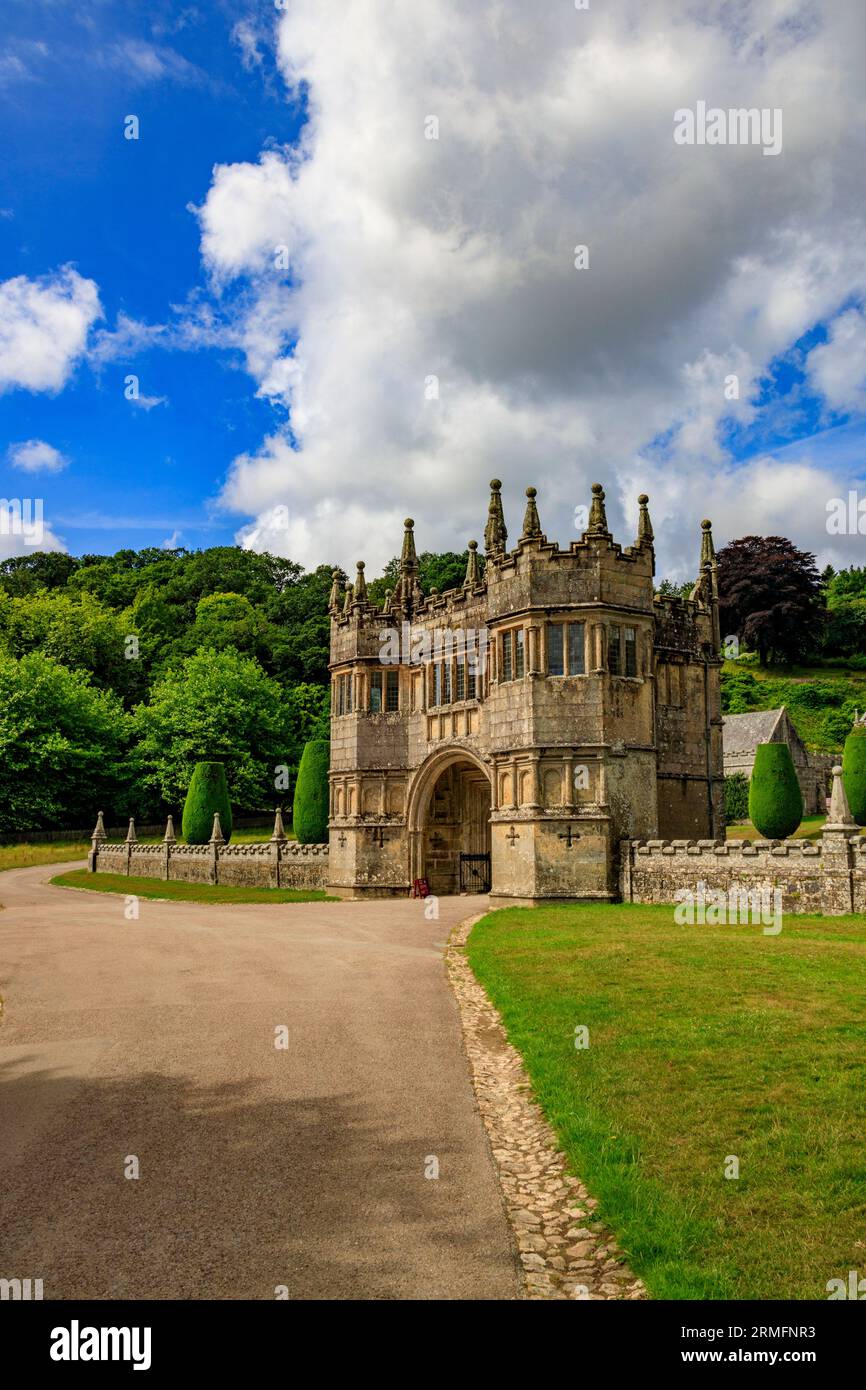 The historic 17th century Gatehouse at Lanhydrock House and Gardens, nr ...