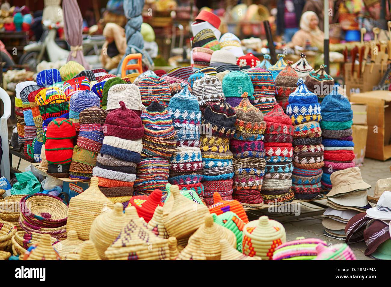 Traditional moroccan hats hi-res stock photography and images - Alamy