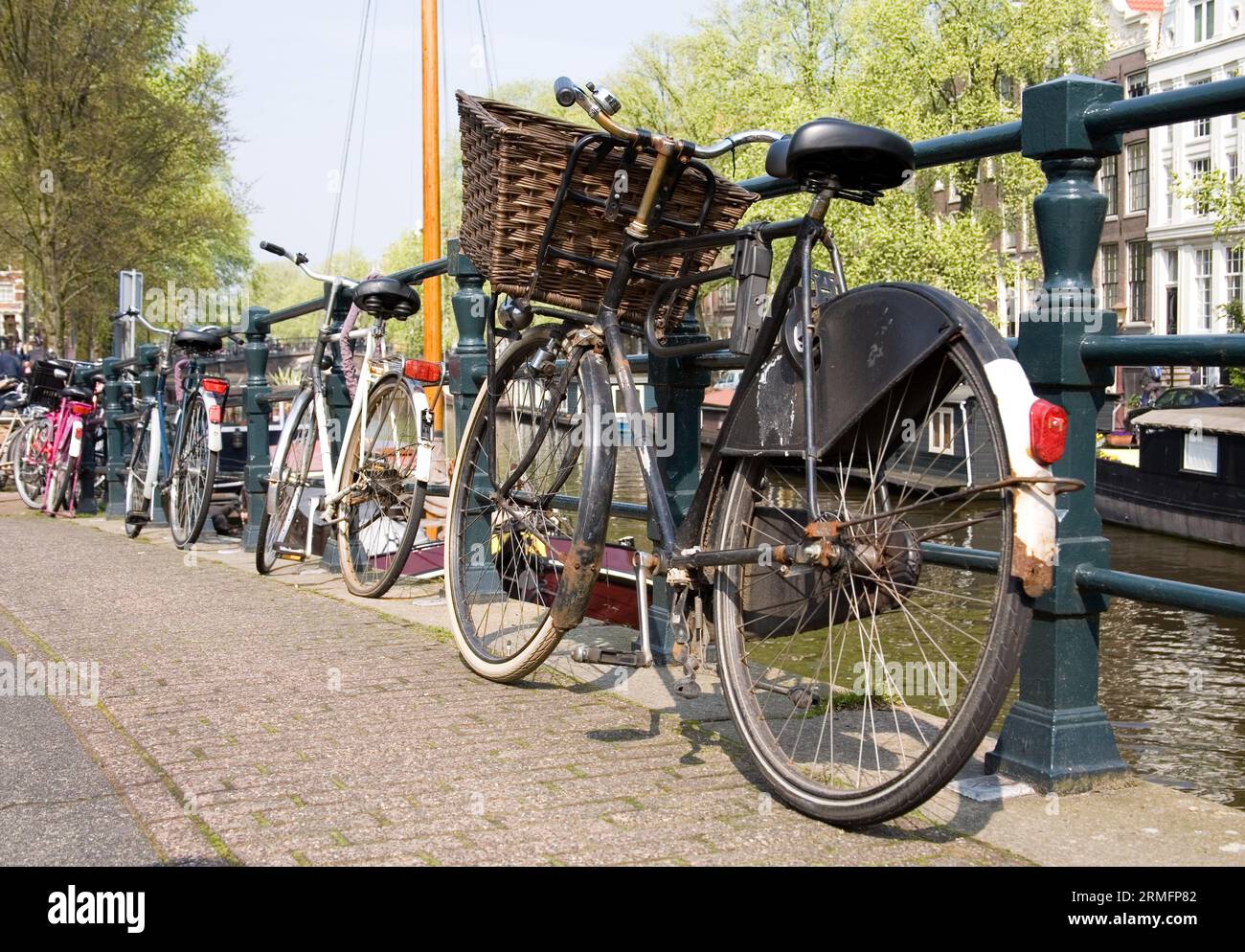 Bicycles, symbols of Amsterdam Stock Photo - Alamy