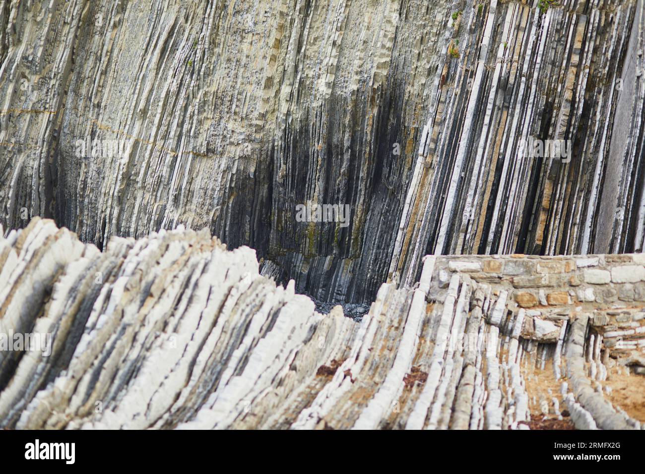A sequence of sedimentary rock layers hi-res stock photography and ...