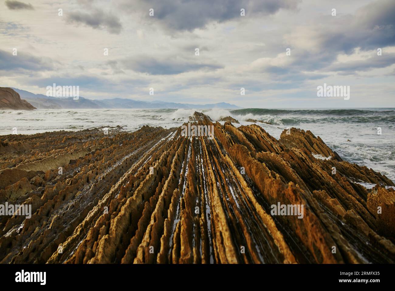 A sequence of sedimentary rock layers hi-res stock photography and ...