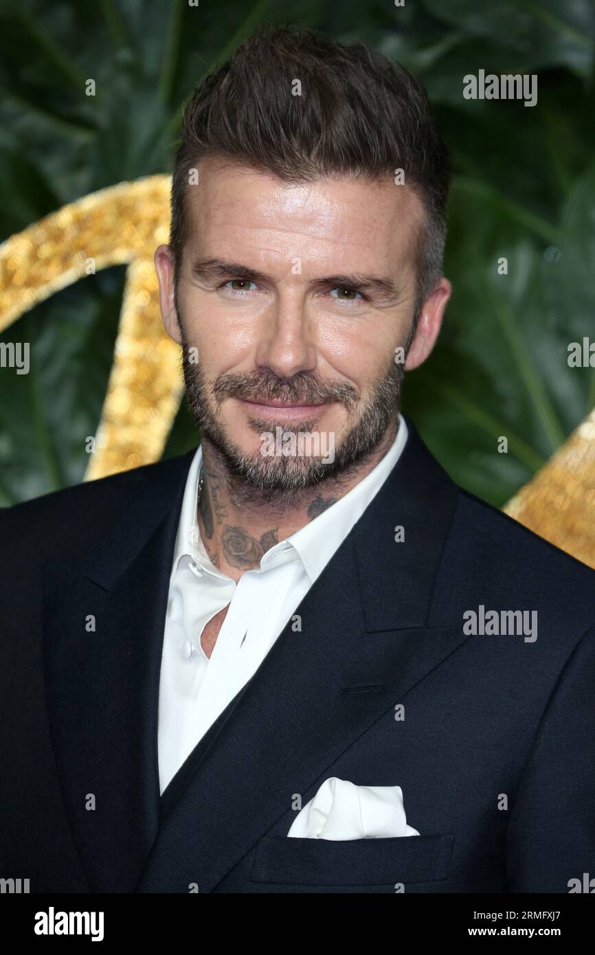 David Beckham attends the Fashion Awards at the Royal Albert Hall in ...
