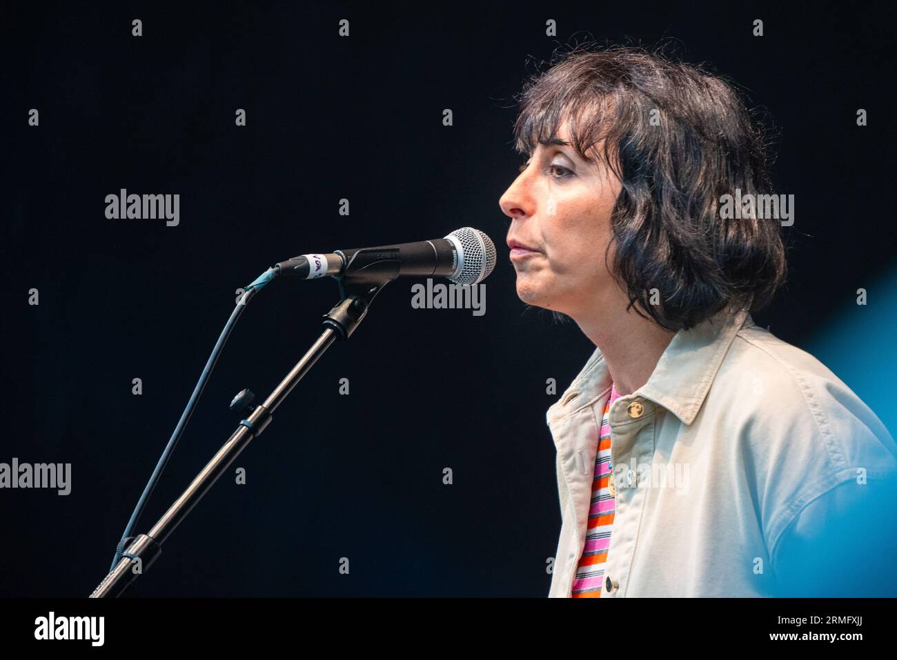 Greek singer Σtella – Stella Chronopoulou – plays at Green Man Festival ...