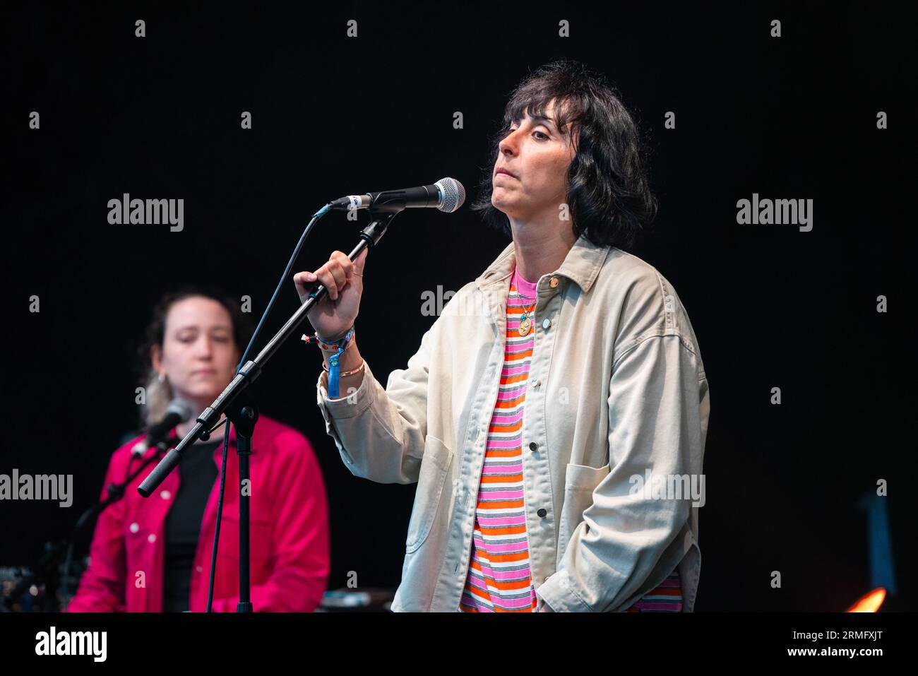 Greek singer Σtella – Stella Chronopoulou – plays at Green Man Festival ...