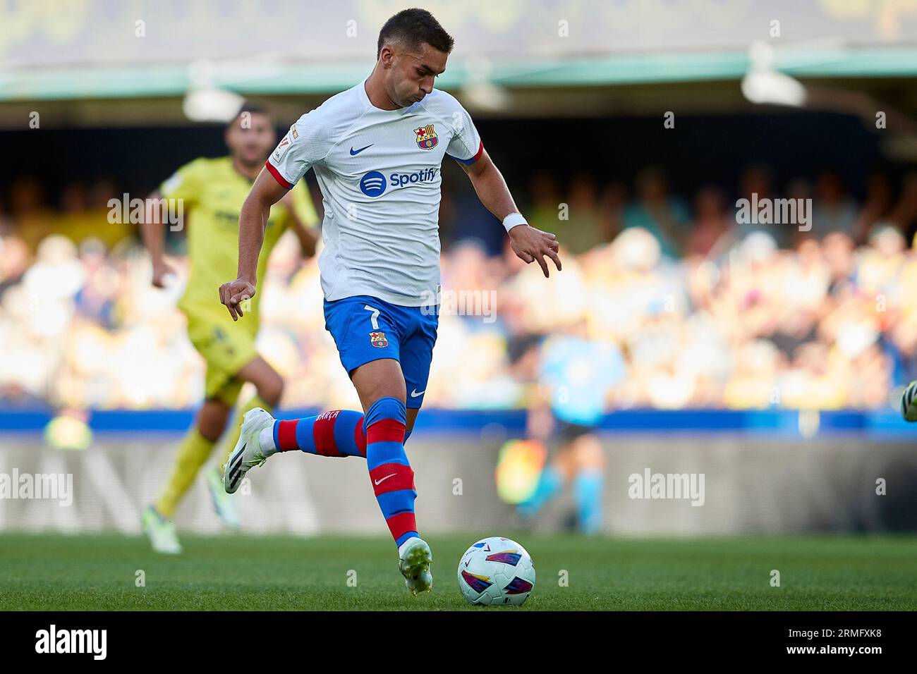 FerrAn Torres (FC Barcelona, #7) in action during the LaLiga match ...