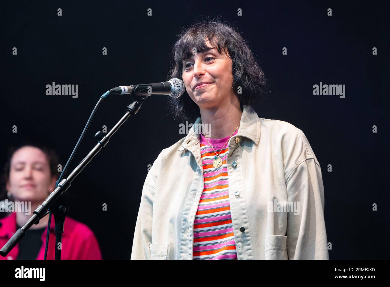 Greek singer Σtella – Stella Chronopoulou – plays at Green Man Festival ...