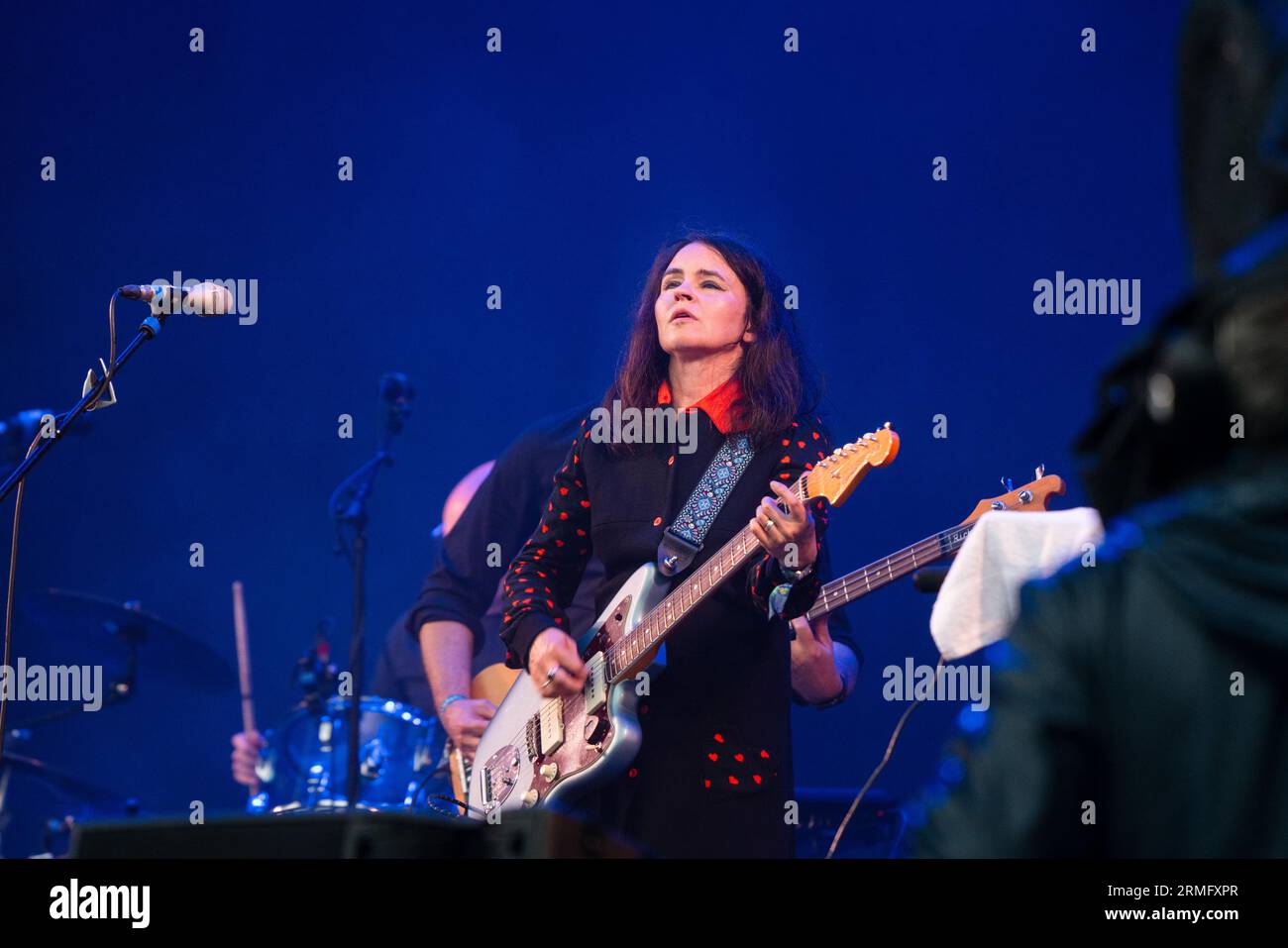 Emma Pollock of Scottish band The Delgados on the Mountain Stage at ...