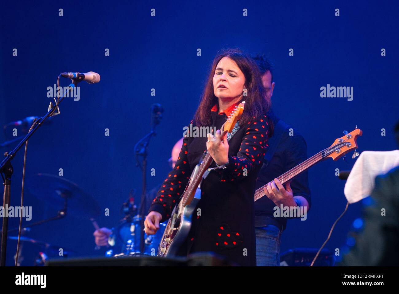 Emma Pollock of Scottish band The Delgados on the Mountain Stage at ...