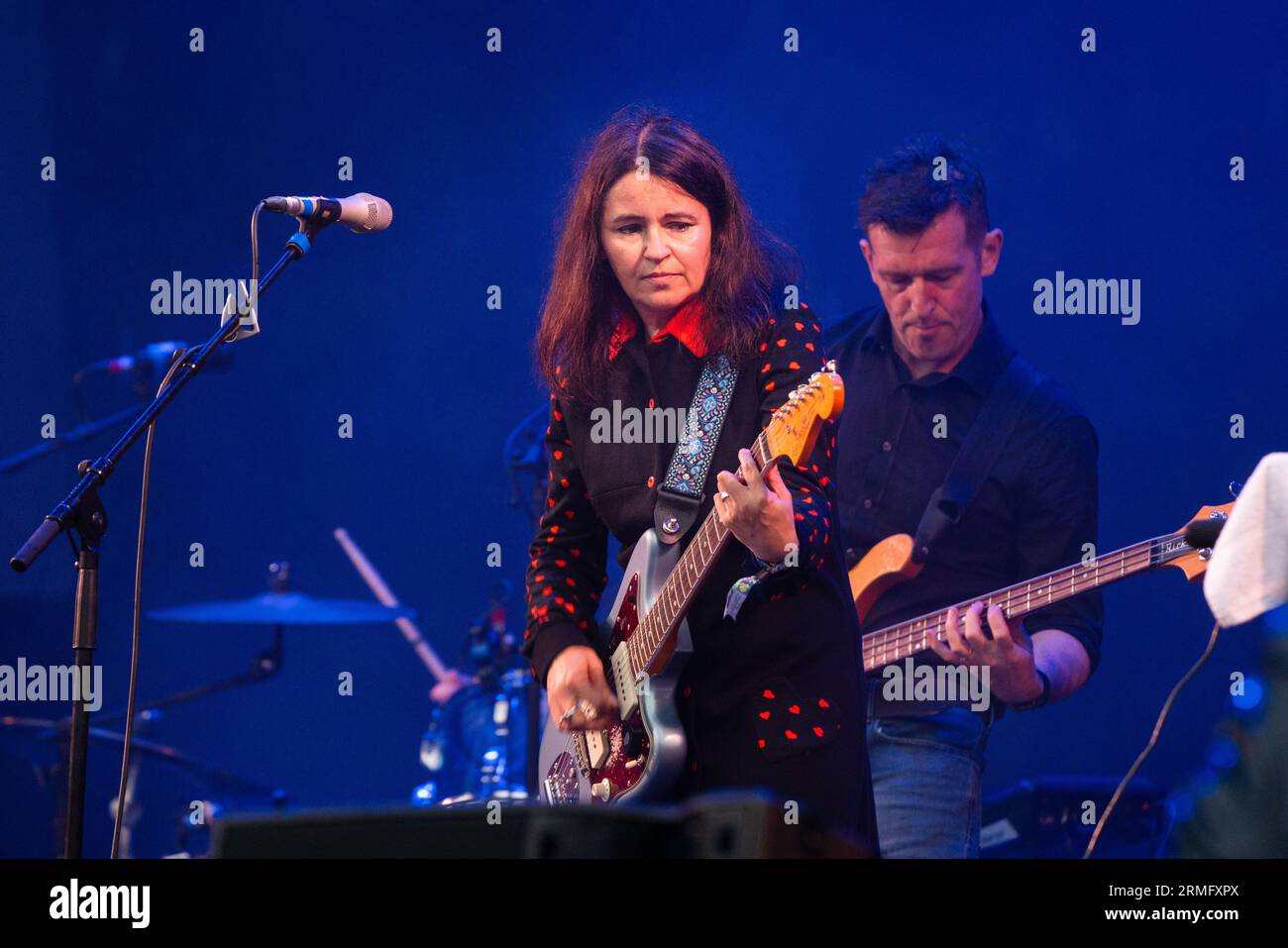 Emma Pollock of Scottish band The Delgados on the Mountain Stage at ...