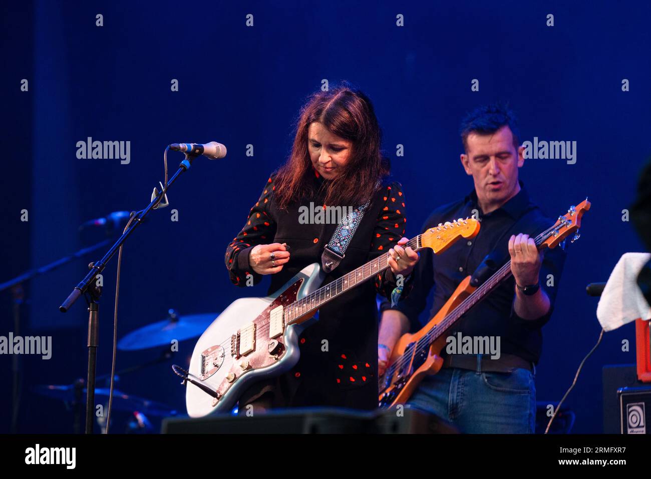 Emma Pollock of Scottish band The Delgados on the Mountain Stage at ...