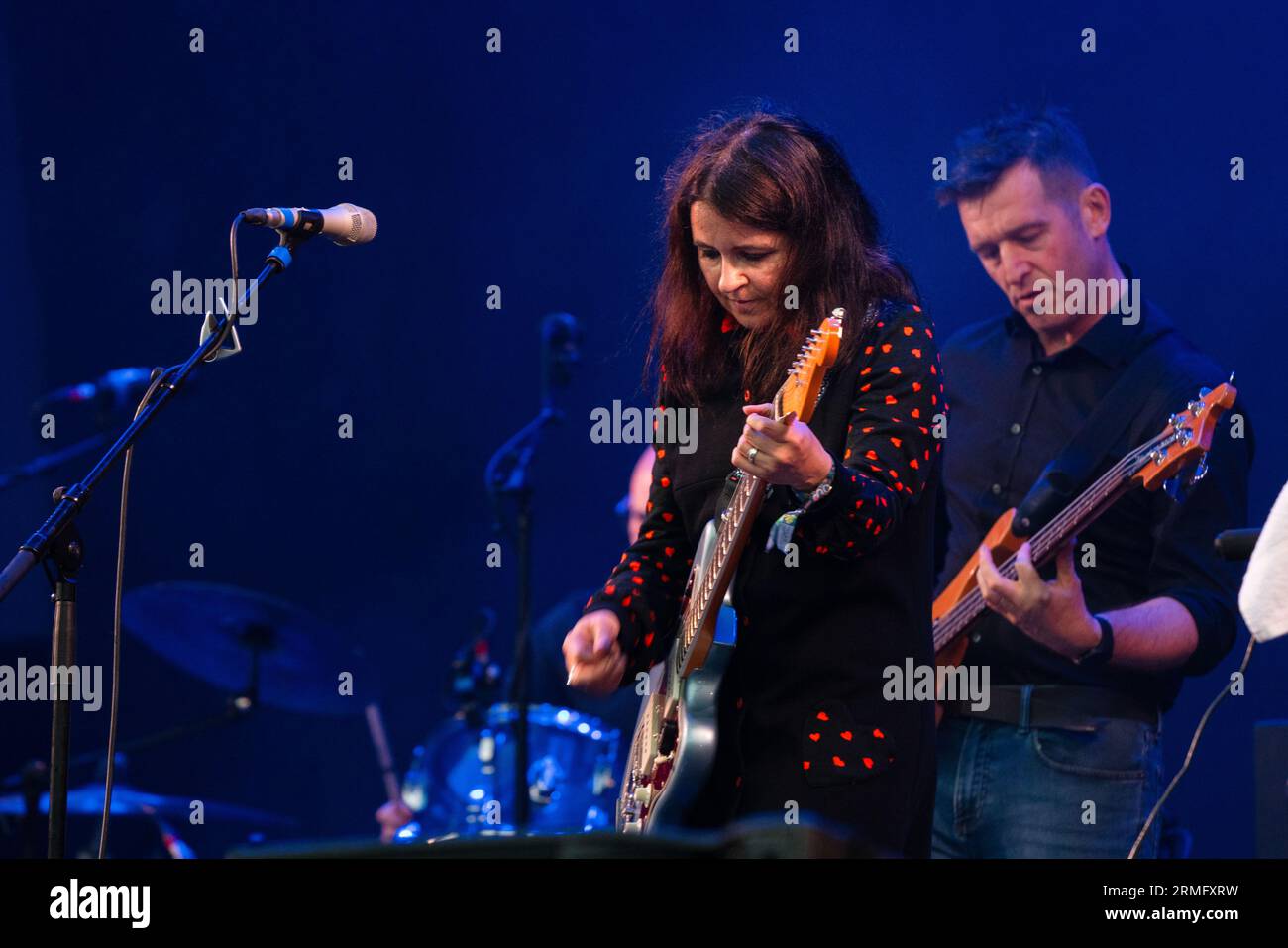 Emma Pollock of Scottish band The Delgados on the Mountain Stage at ...
