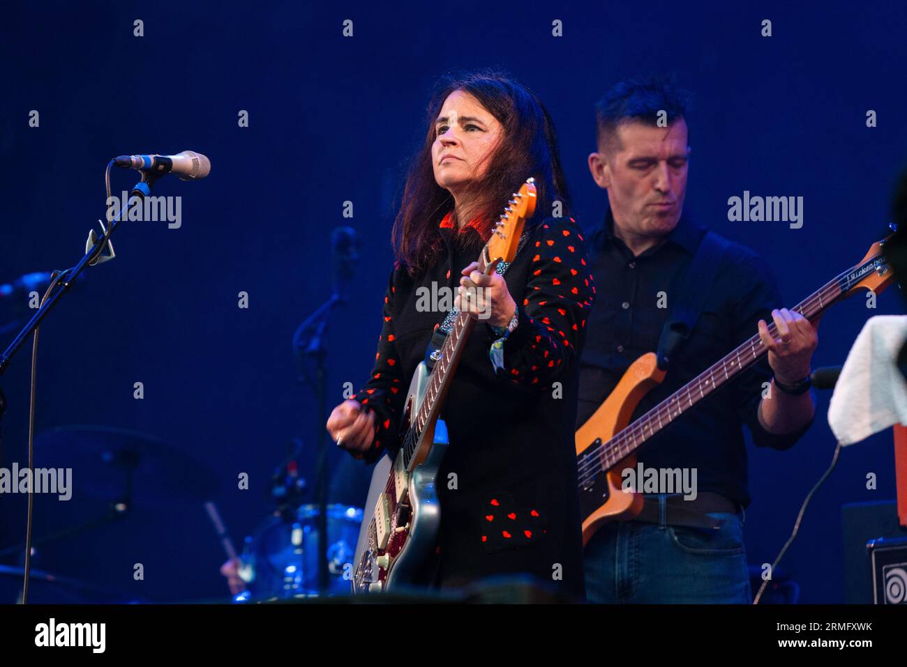 Emma Pollock of Scottish band The Delgados on the Mountain Stage at ...