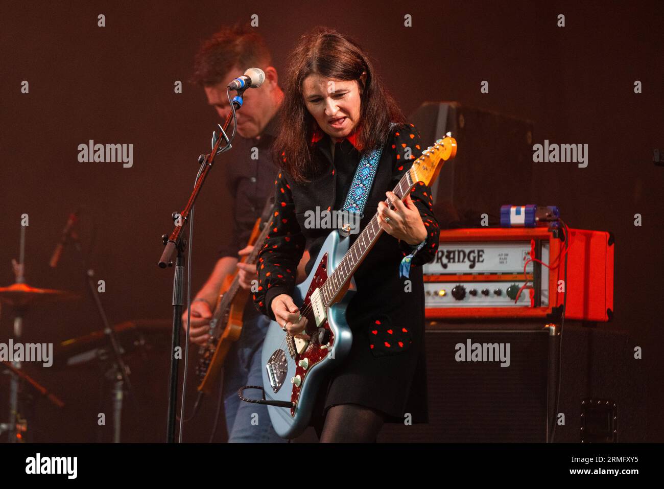 Emma Pollock of Scottish band The Delgados on the Mountain Stage at ...