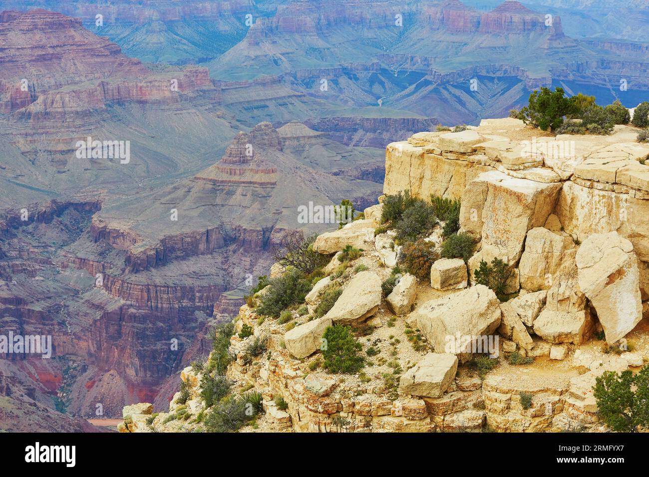 Scenic view of Grand Canyon, Southern rim, USA Stock Photo - Alamy