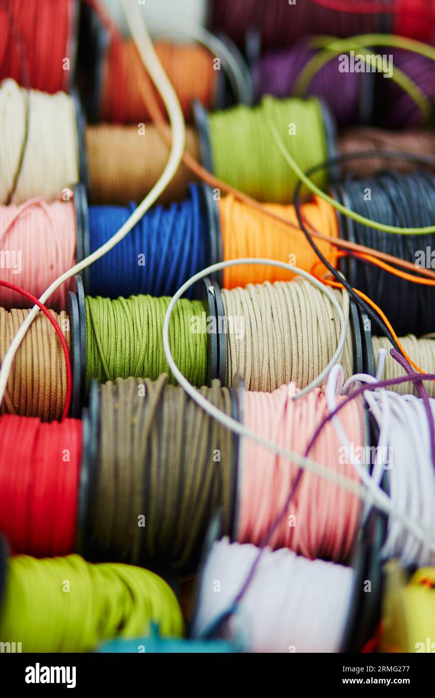 Cotton spools variety hi-res stock photography and images - Alamy