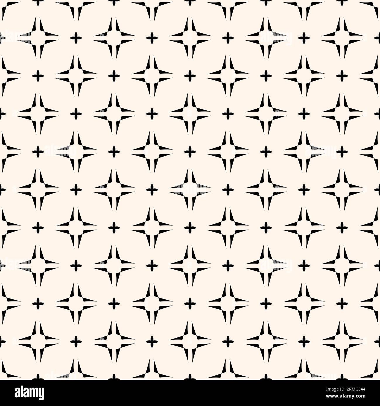 Simple minimalist geometric seamless pattern. Abstract monochrome ...