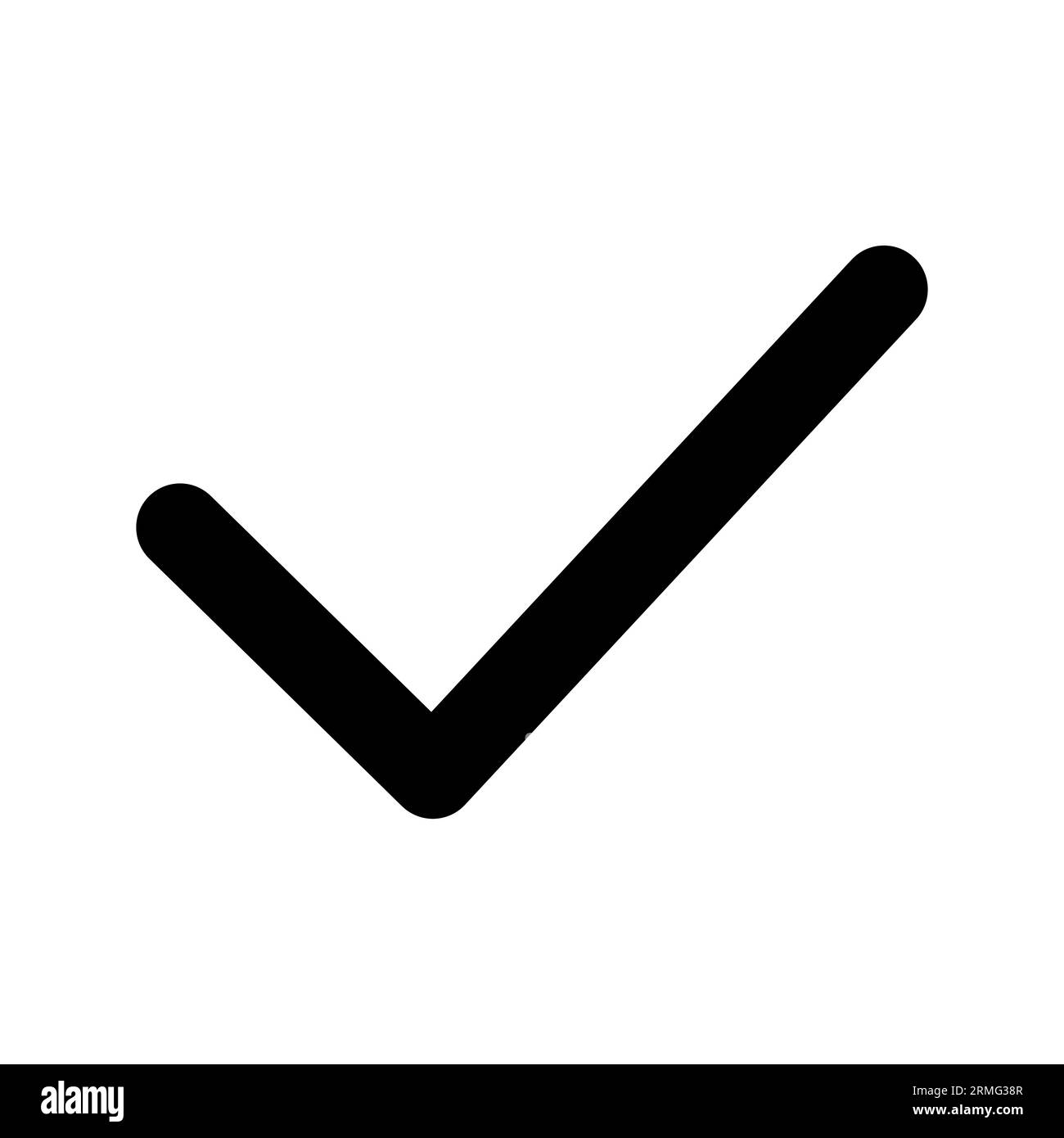 Black check mark icon. Design can use for web and mobile app. Vector ...