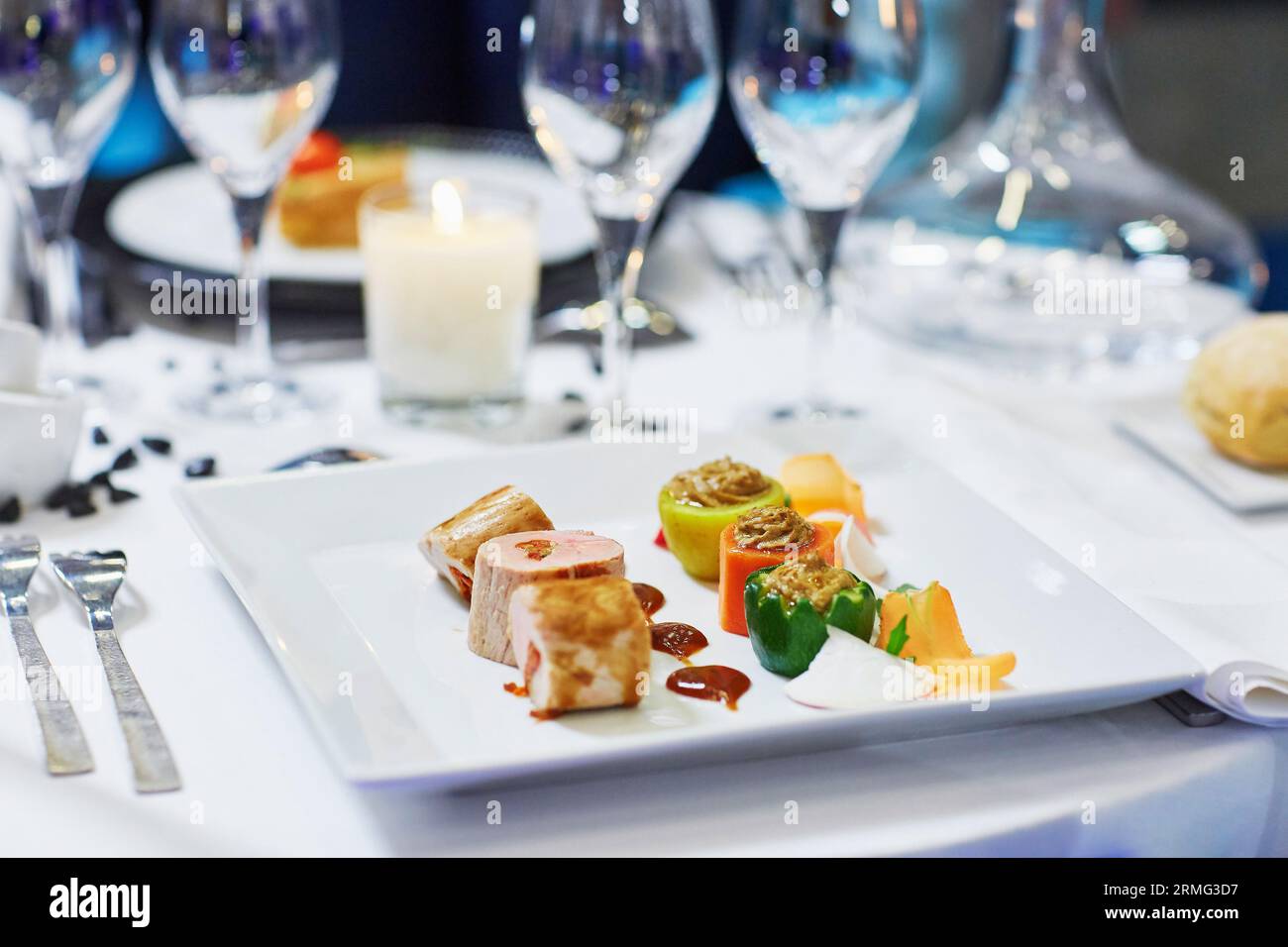 Assorted tasty finger food on a wedding reception Stock Photo - Alamy