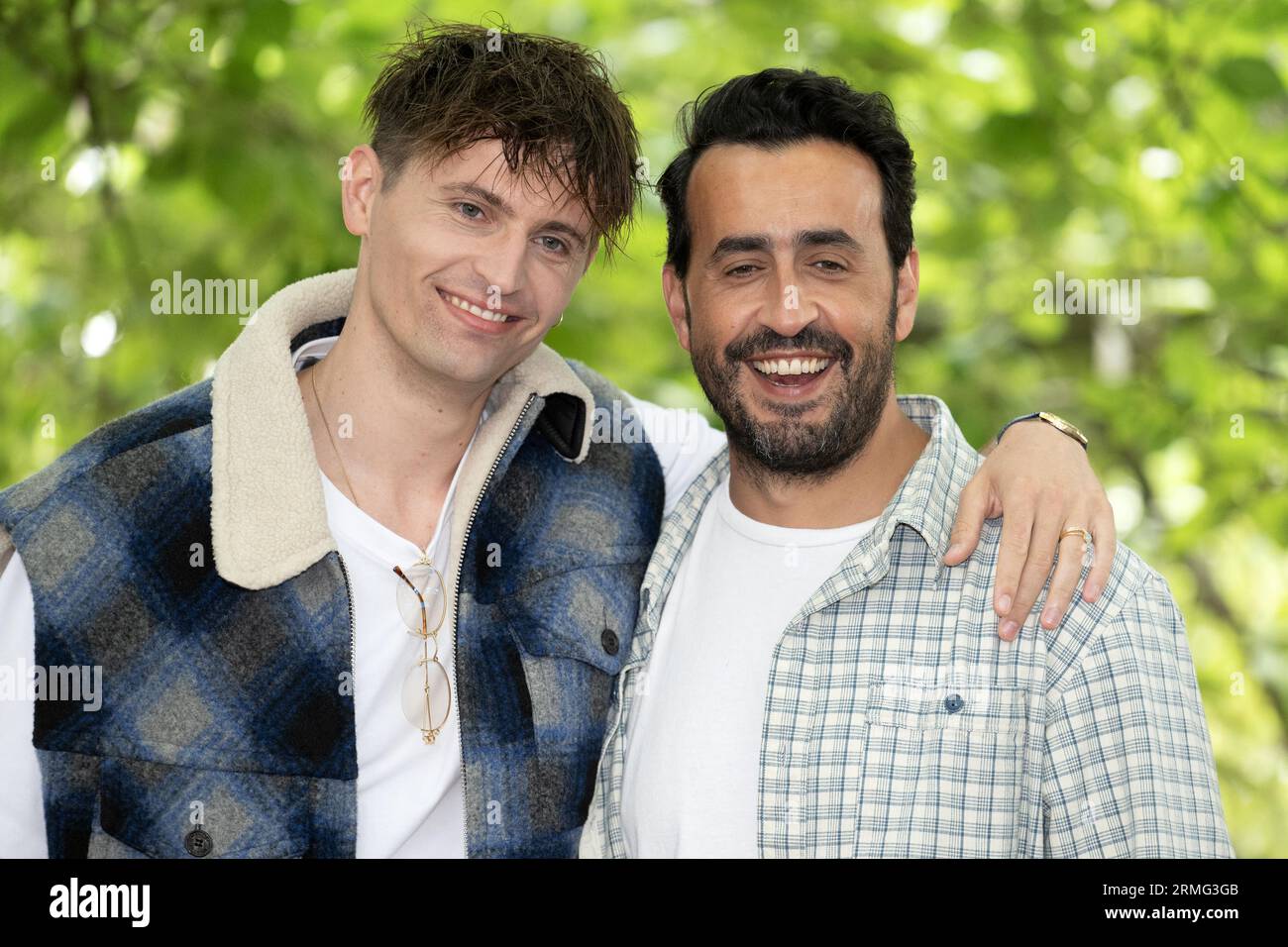 Angouleme, France. 28th Aug, 2023. Raphael Quenard and Jonathan Cohen attend the 3 Jours Max ...